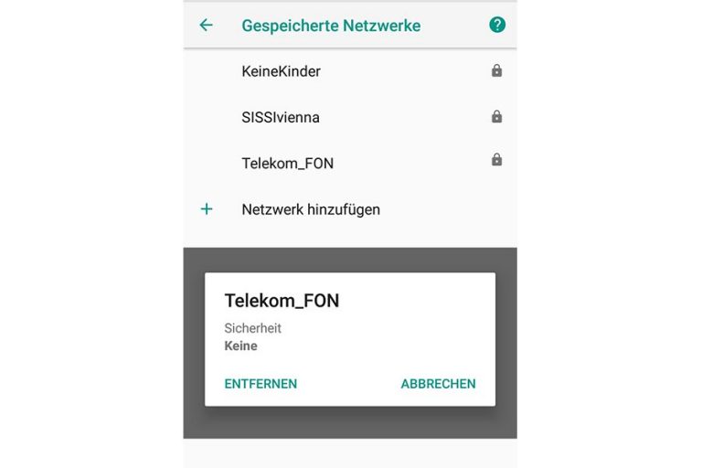 Android: Gespeicherte WLAN-Verbindungen löschen | 111tipps.de