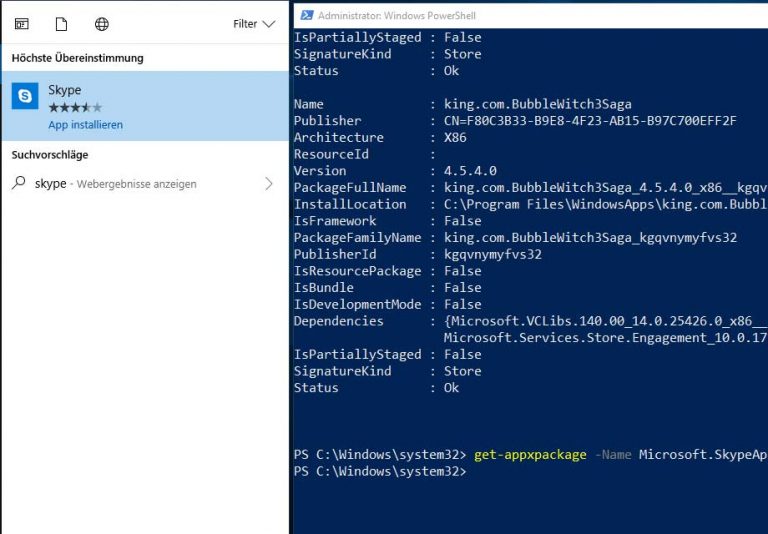 Vorinstallierte Windows-Apps deinstallieren mit Powershell | 111tipps.de