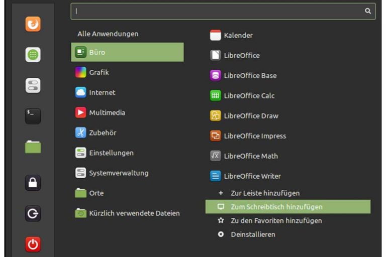 Linux Mint: So funktioniert das Startmenü | 111tipps.de